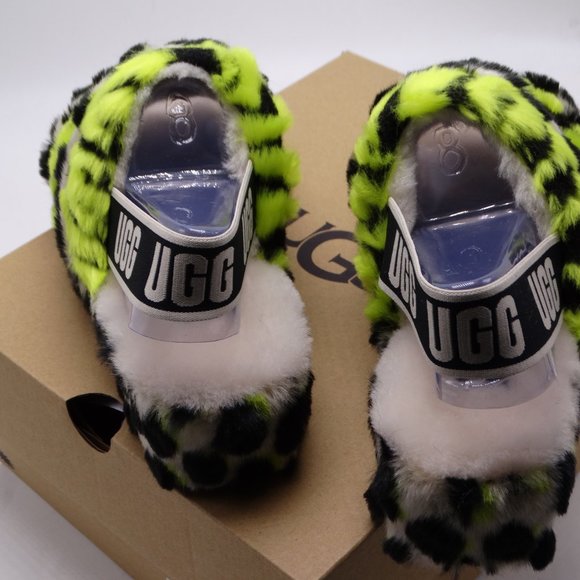 UGG | Shoes | Ugg Womens Fluff Yeah Animalia Slipper Sandals In Key ...